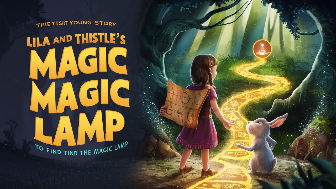 Lila and Thistle's Adventure to Find the Magic Lamp | Kid Stories | English Moral Bed time ...
