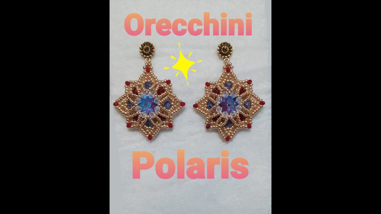Orecchini Polaris : Tutorial semplice 🌟 - YouTube