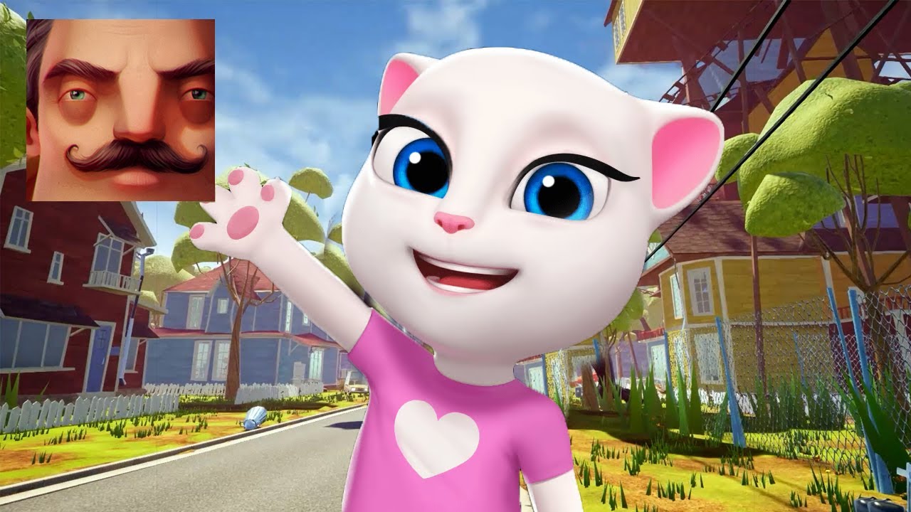 Hello Neighbor - My New Neighbor Baby My Talking Angela Act 2 Hole ...