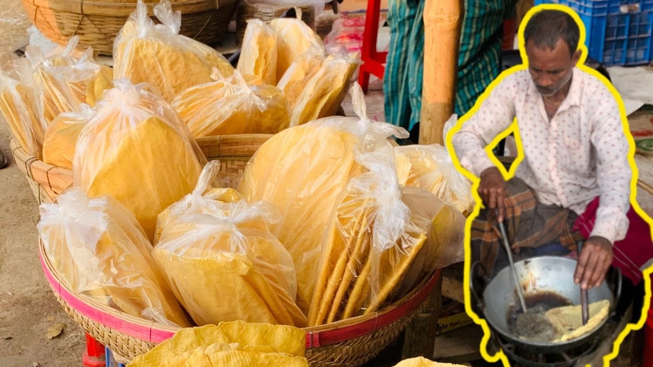 Giant Papor Making Within Seconds Fair Street Food - YouTube