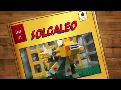 Custom Lego Pokemon Sun and Moon of Solgaleo - YouTube