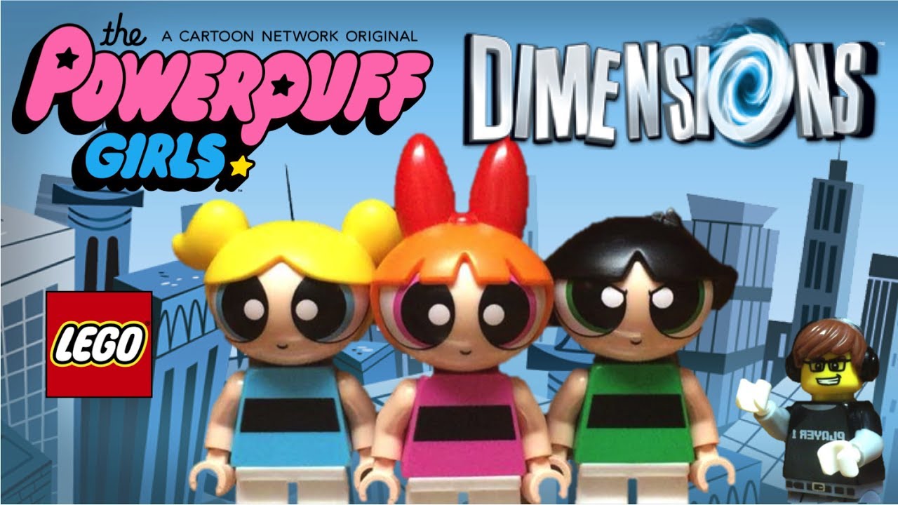 Lego Dimensions POWERPUFF GIRLS Minifigures Review!! Blossom Bubbles ...