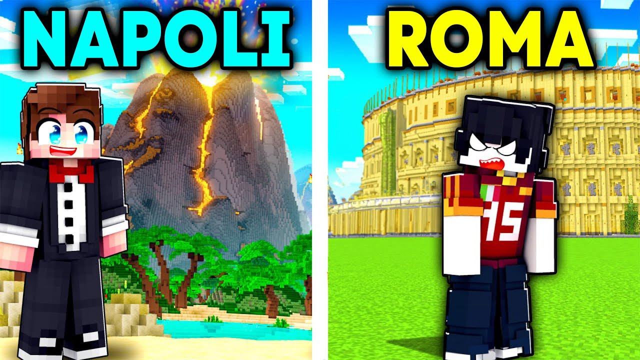 NAPOLI PUÒ BATTERE ROMA IN GUERRA TRA REGNI SU MINECRAFT? - YouTube