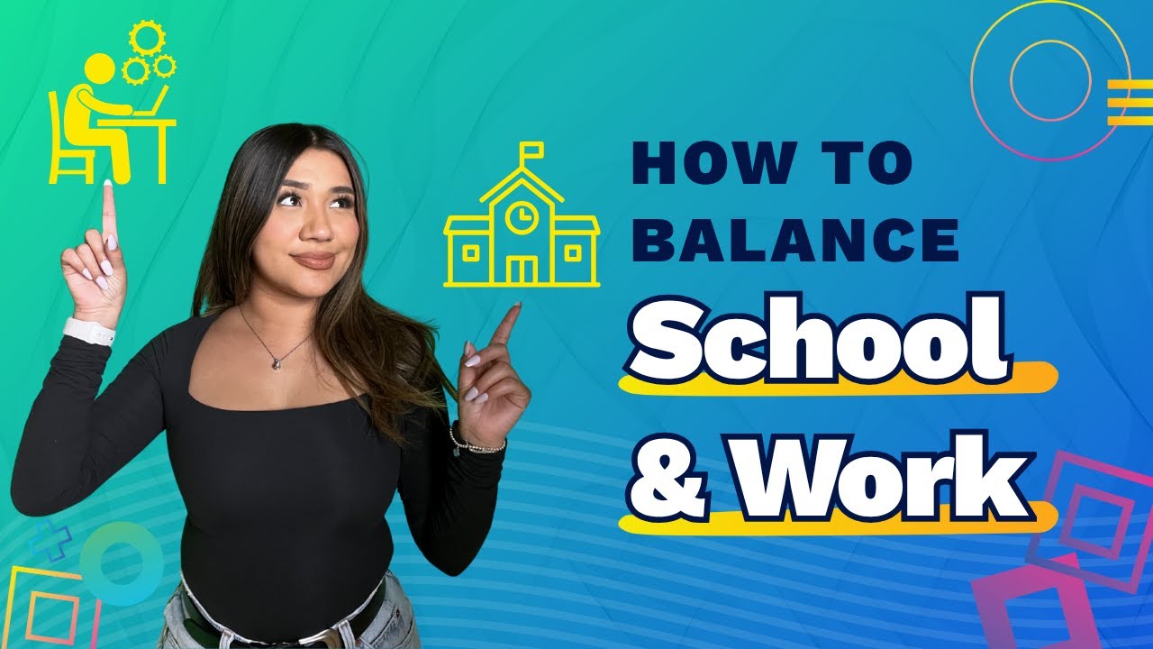How to Balance School and Work 🏫📚📊 - YouTube