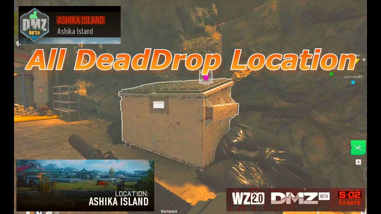 All DeadDrop Location In Ashika Island | DMZ S2 - YouTube