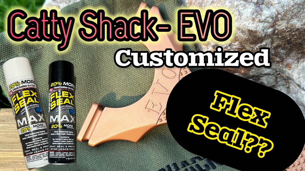 How To Flex Seal Your Slingshot - Catty Shack EVO - YouTube