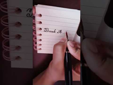 Cursive Writing..... #cursive #sabrina #viral #fountainpen - YouTube