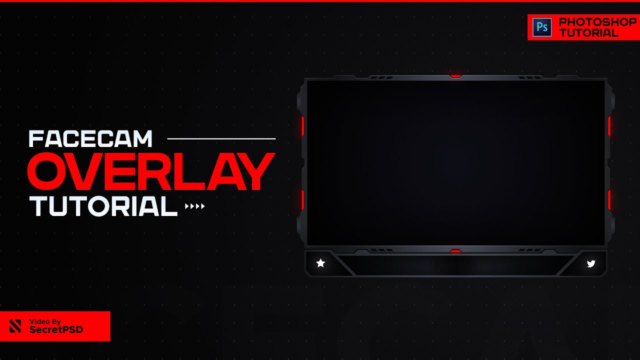 Photoshop Tutorial : Facecam Overlay | SecretPSD - YouTube