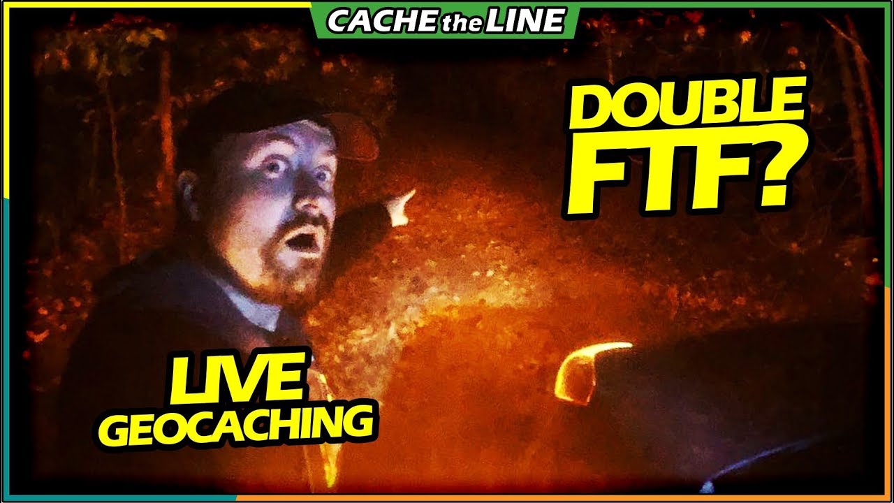 Friday Night Live - a geocaching FTF? Double?? - YouTube