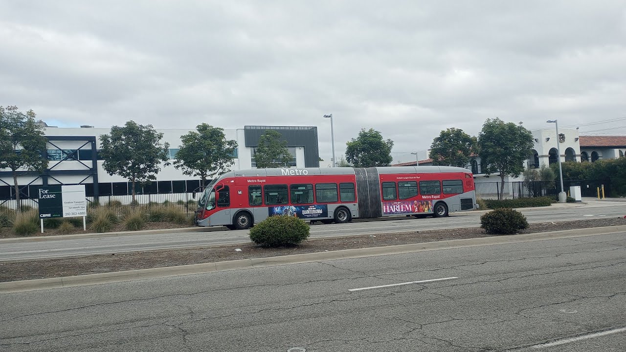 2008 LACMTA NABI 60 BRT 9564 - YouTube