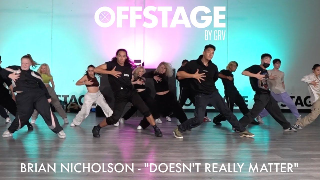 Brian Nicholson Choreography to “Doesn’t Really Matter” by Janet ...