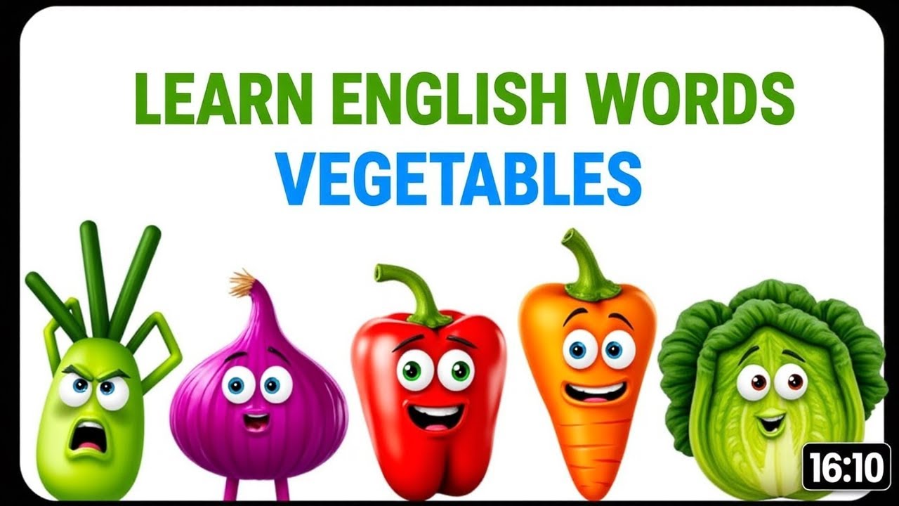 Learning About Vegetables: A Fun Way to Build Your Child's Vocabulary ...