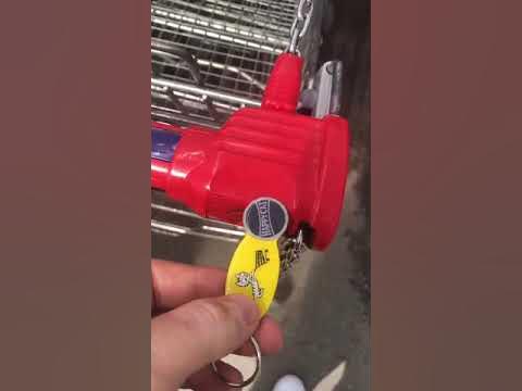 Ключ для покупательских тележек в супермаркете - YouTube
