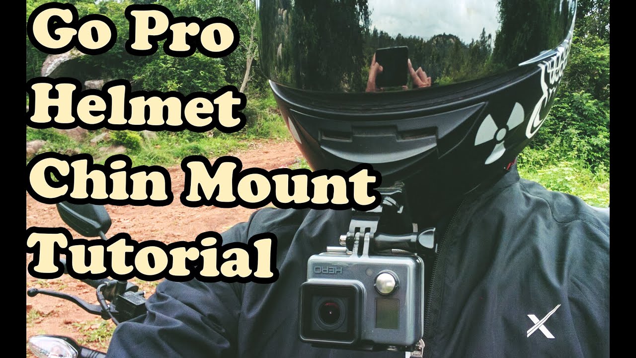 DIY GoPro Helmet Chin Mount Tutorial | No Drill | Easy Steps - YouTube