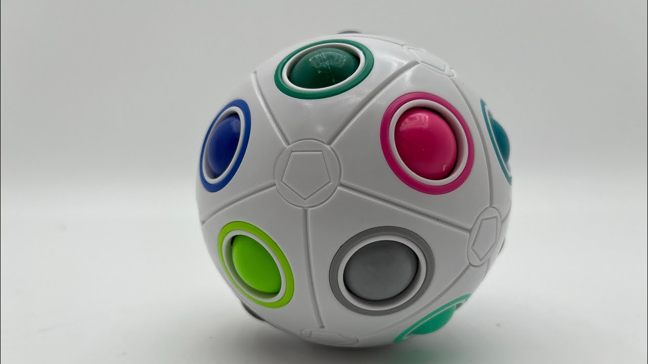 CUBIDI Rainbow Ball - Bola Grande con Pelotas, Juego de Habilidad - YouTube
