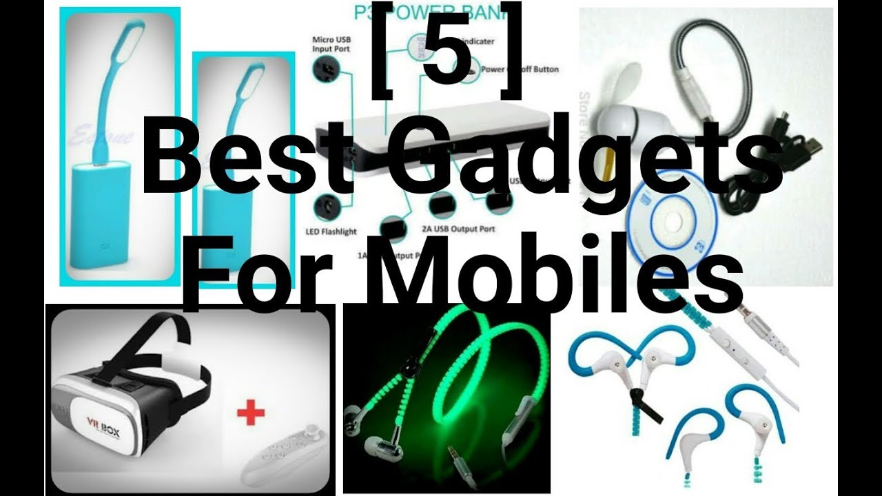 Top 5 Best gadgets for mobile - YouTube