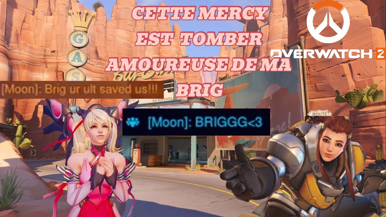 CETTE MERCY EST TOMBER AMOUREUSE DE MA BRIG OVERWATCH 2 - YouTube