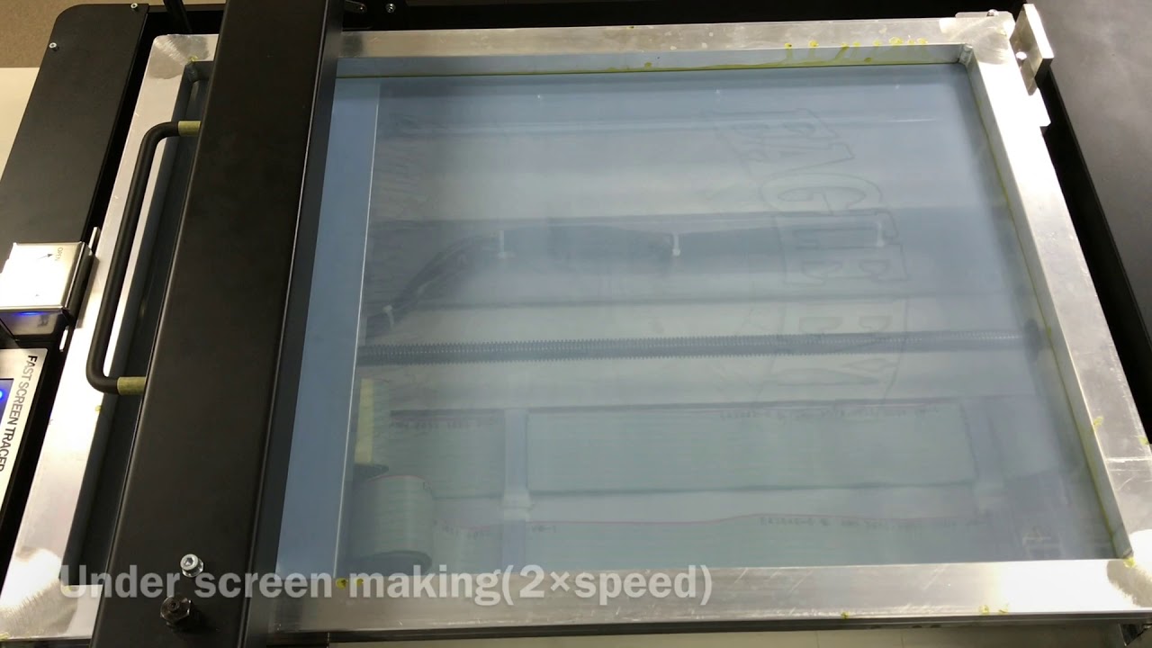 Digital Screen Maker FAST SCREEN TRACER FST-355 - YouTube