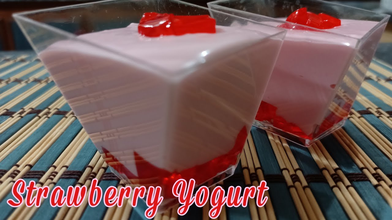 Strawberry Yogurt Recipe || Delish Food with Maria - YouTube