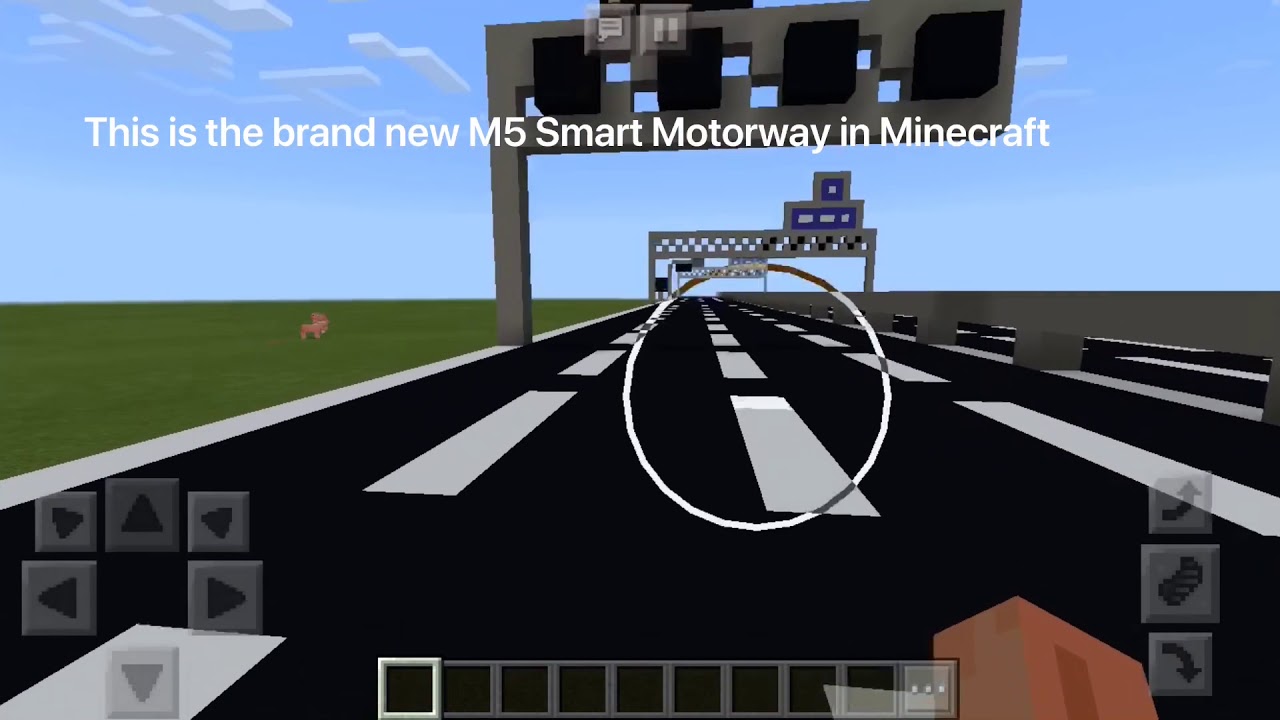 M5 Motorway in Minecraft! New Smart Motorway J4A to J5 🛣 - YouTube