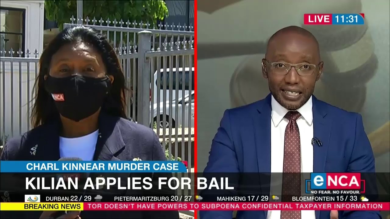 Charl Kinnear Murder | Killian applies for bail - YouTube