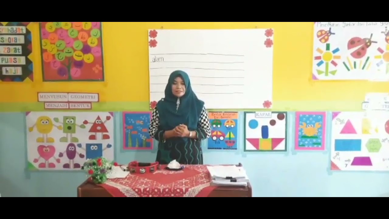 pembelajaran meniru tulisan - YouTube