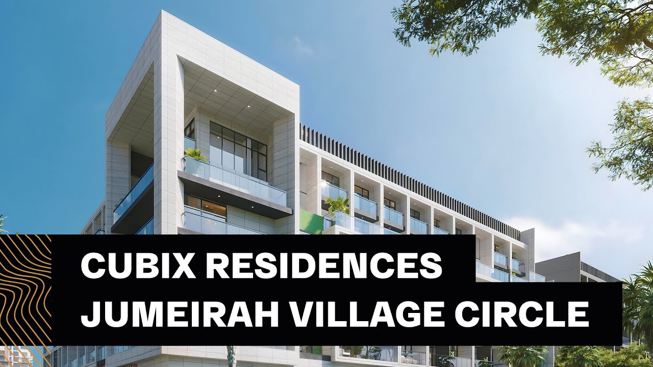Cubix Residences in Dubai, Jumeirah Village Circle (JVC) - YouTube