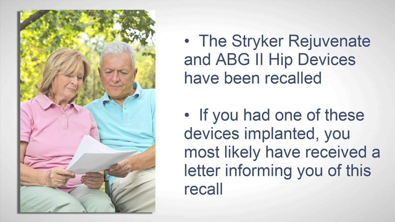 The Stryker Rejuvenate and ABG II Modular Neck Hip System Recall - YouTube