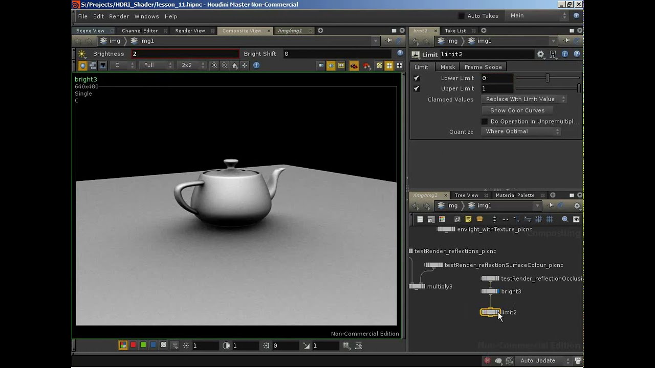 Houdini HDRI Shader - 16 Reflection Occlusion - YouTube