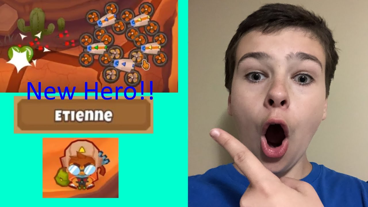 NEW HERO ETIENNE AND DRONES!! BloonsTD 6!!! - YouTube