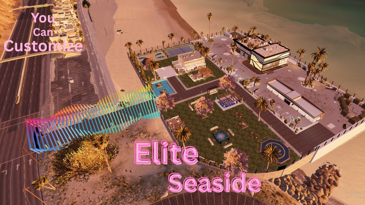Elite Seaside Compound / Fivem Mlo / Fivem Map / GTA5 - YouTube