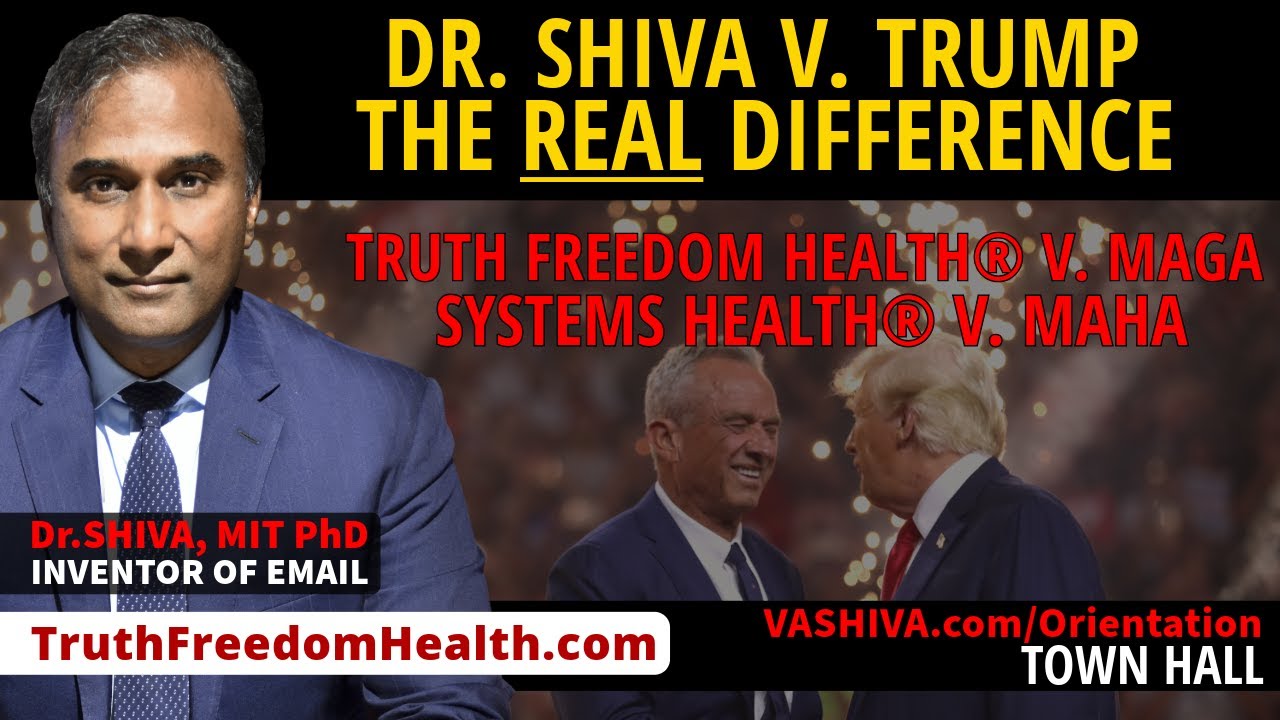 Dr.SHIVA™ LIVE: Dr.SHIVA v. TRUMP. The REAL Difference. Truth Freedom Health® v MAGA. - YouTube