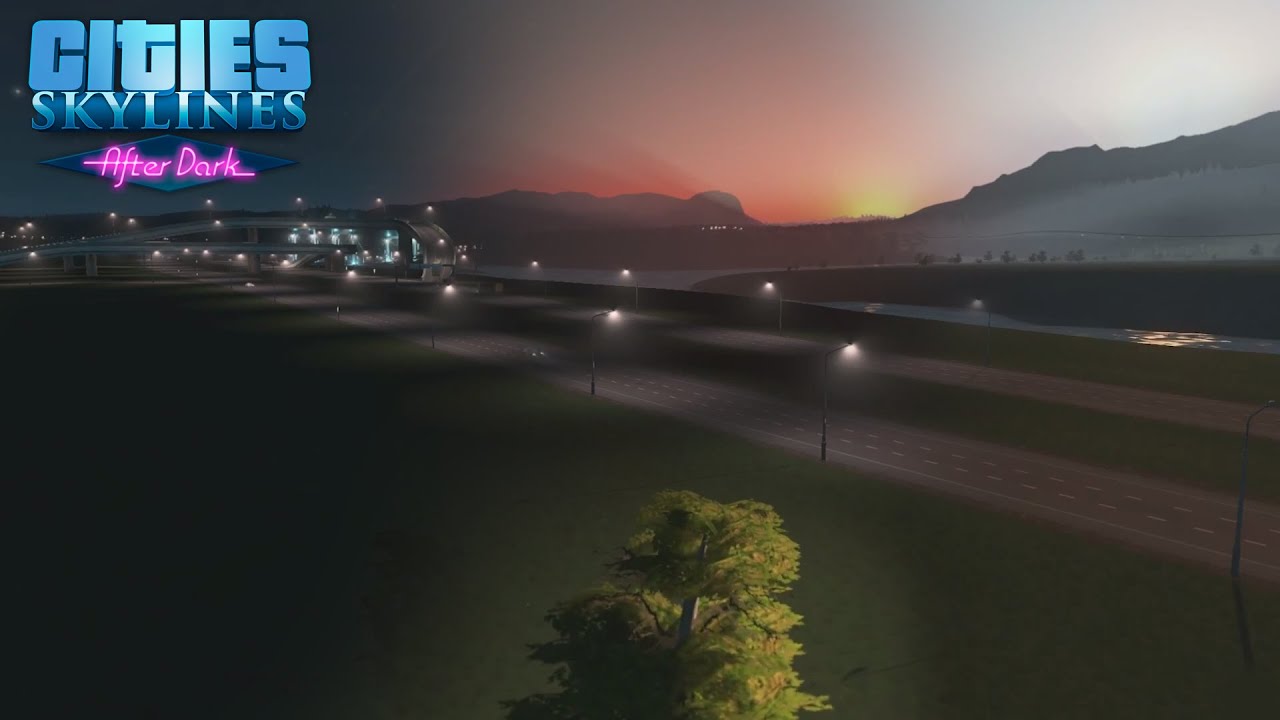 Cities: Skylines - After Dark - Day / Night Cycle Timelapse - YouTube