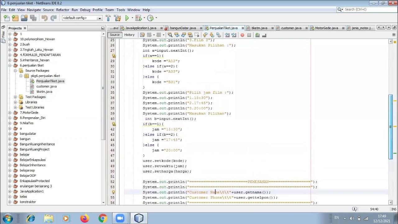 MEMBUAT 10 APLIKASI OOP/PBO MENGGUNAKAN JAVA - YouTube