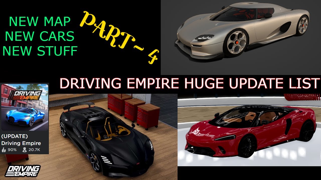 Driving Empire update leaks part-4 I Huge update coming this weekend I ...