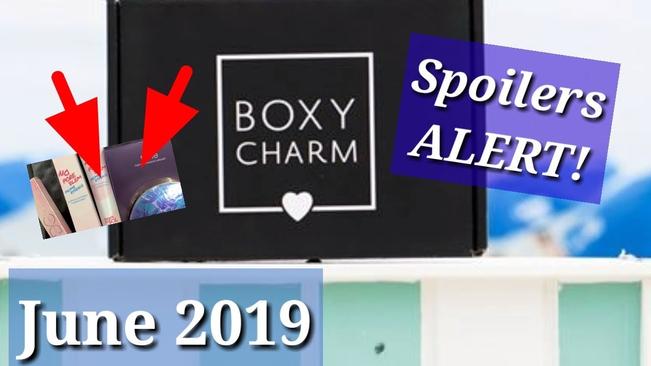 BoxyCharm June 2019 Spoilers ALERT! - YouTube