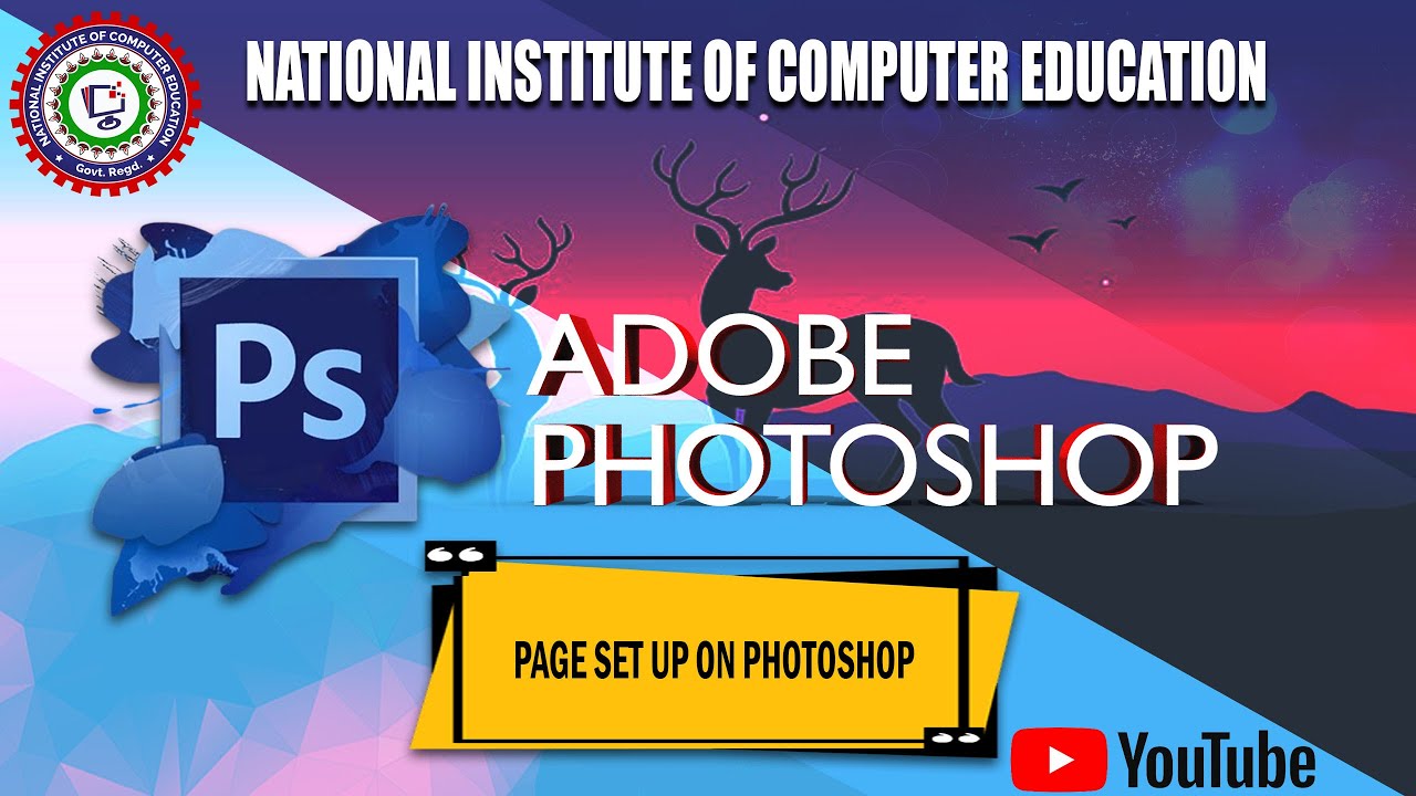 Page set up on Photoshop | Adobe Photoshop | Photoshop Introduction ...