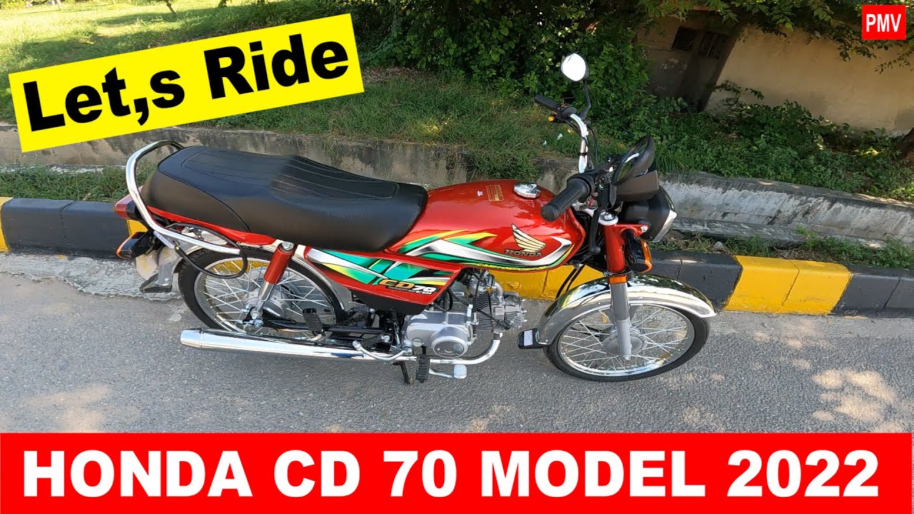 HONDA CD 70 MODEL 2022 INITIAL RUNNING RIDE 1 - YouTube
