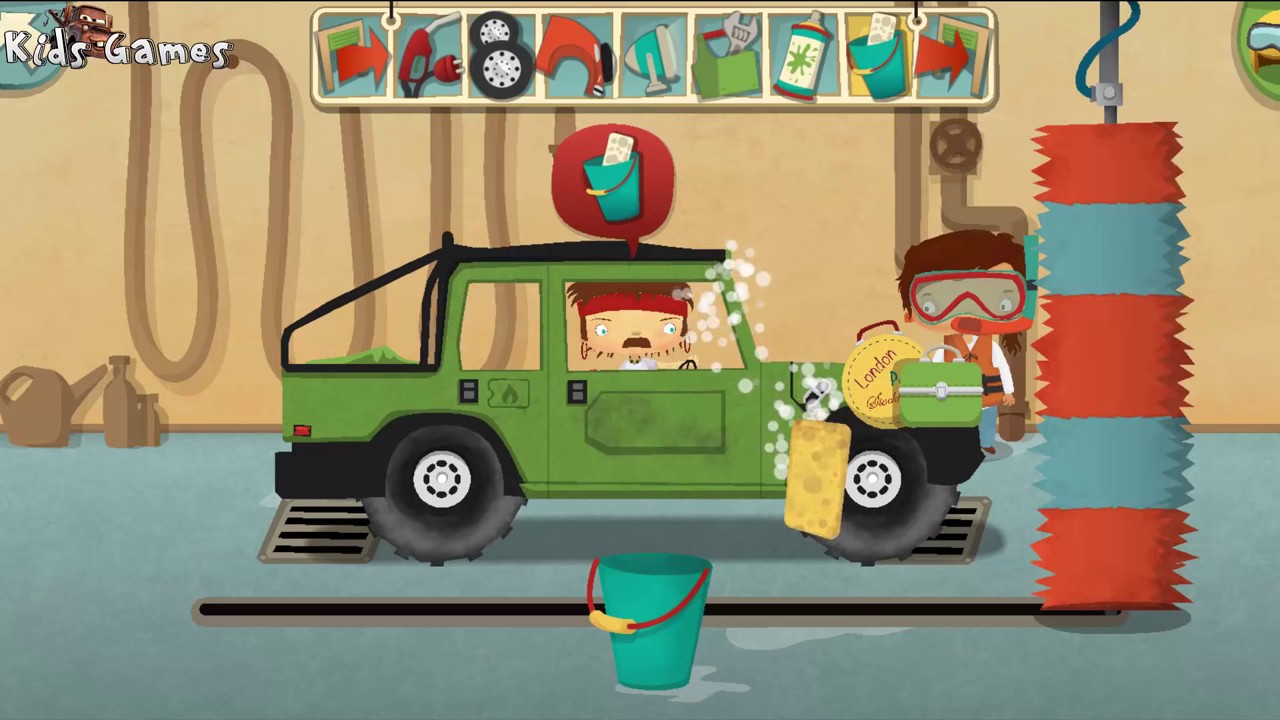 Car Cartoons for Kids - Garage Car - My Little Work Garage - YouTube