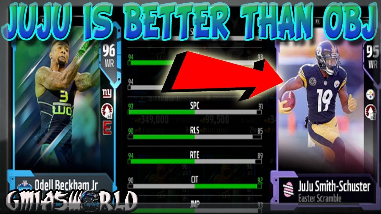 MADDEN 18 Hidden Gem - JUJU Is Actually Better Than Odell Beckham Jr ...