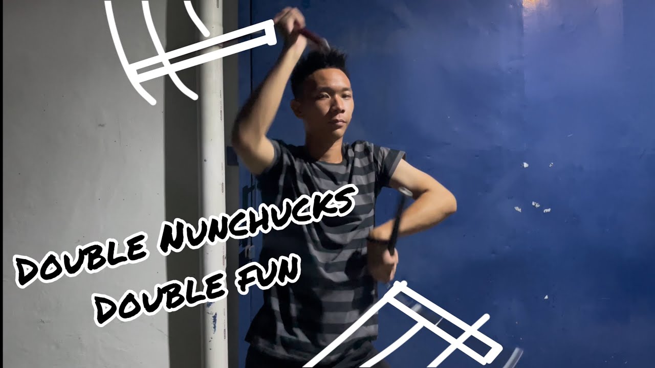 Easy double FUN - Double Nunchaku Tricks - YouTube
