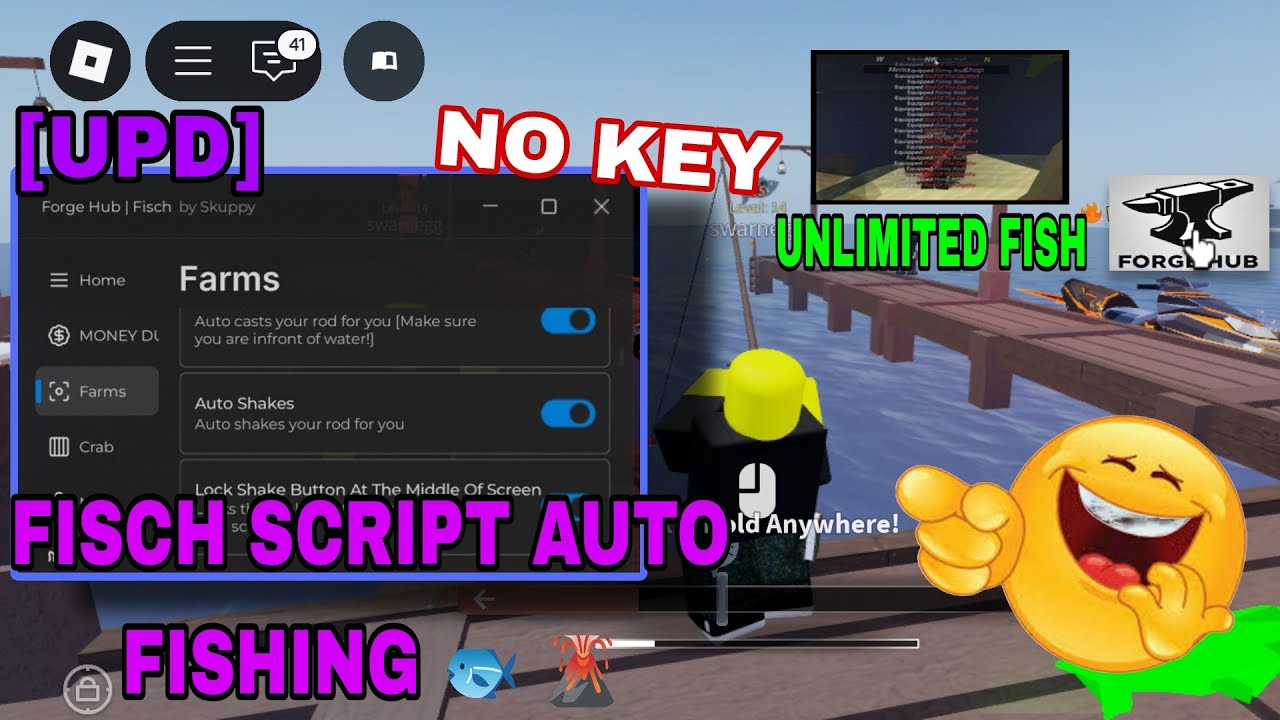 [UPD] Fisch Script Pastebin GUI | FASTEST Auto Fish,Fish Dupe Fluxus ...