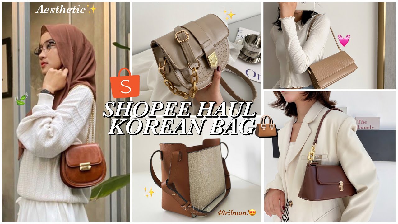 SHOPEE HAUL SLING BAG & SHOULDER BAG KOREA MURAH BERKUALITAS | 40RIBUAN ...