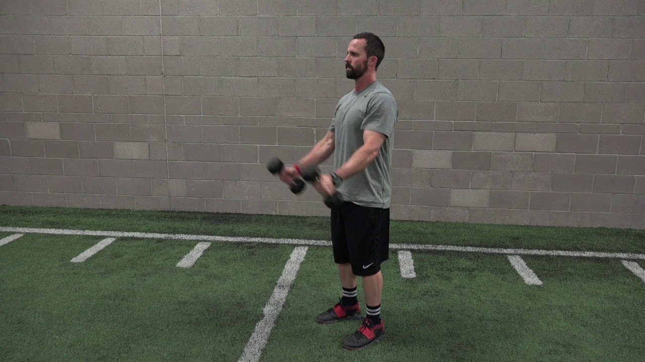 DB anterior raise - YouTube