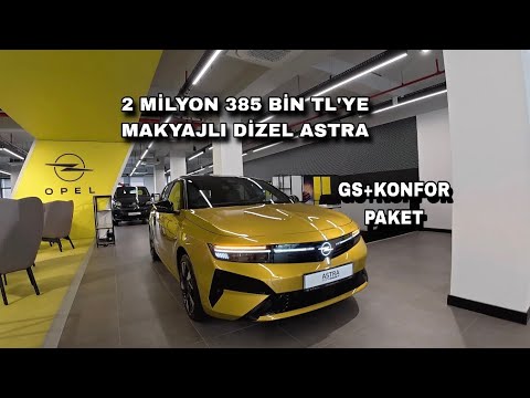 Makyajlı Opel Astra Showroom'da | 1.5 Dizel 130 HP EAT8 | GS Donanım | Detaylı İnceleme