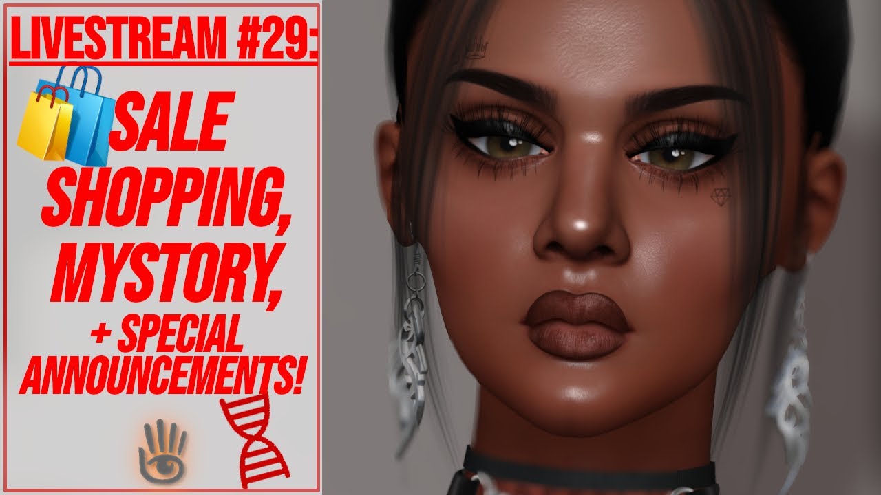 LIVESTREAM #29: Sale Shopping, MyStory, + Special Announcements! | Second Life - YouTube