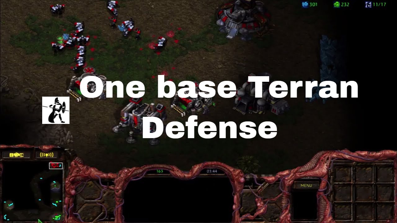 1 Base Terran Defense: 1v1 Terran POV Starcraft Brood Wars Remastered ...