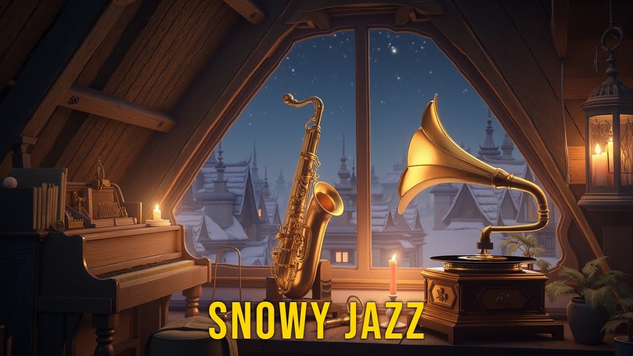 Winter Jazz Vibes | Cozy Saxophone & Vinyl Melodies - YouTube