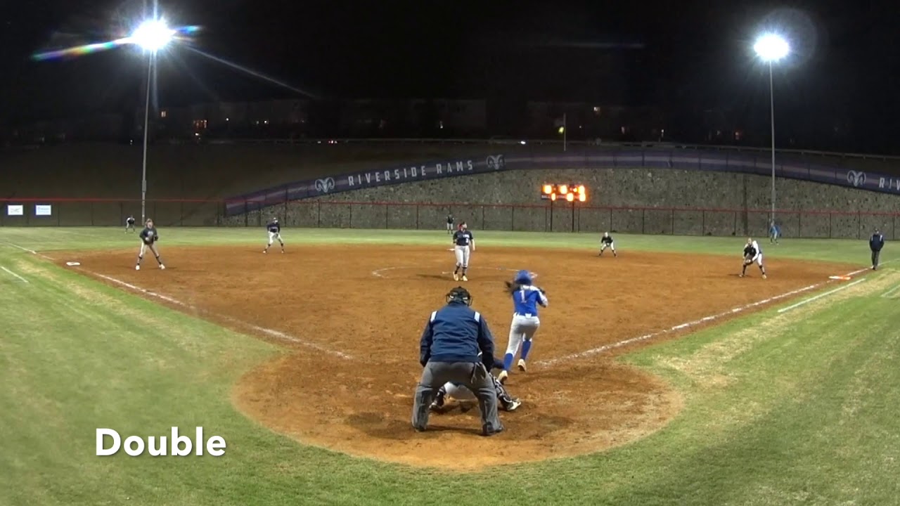 Emma Enright 2021-Riverside HS Softball Highlights-Hitting - YouTube