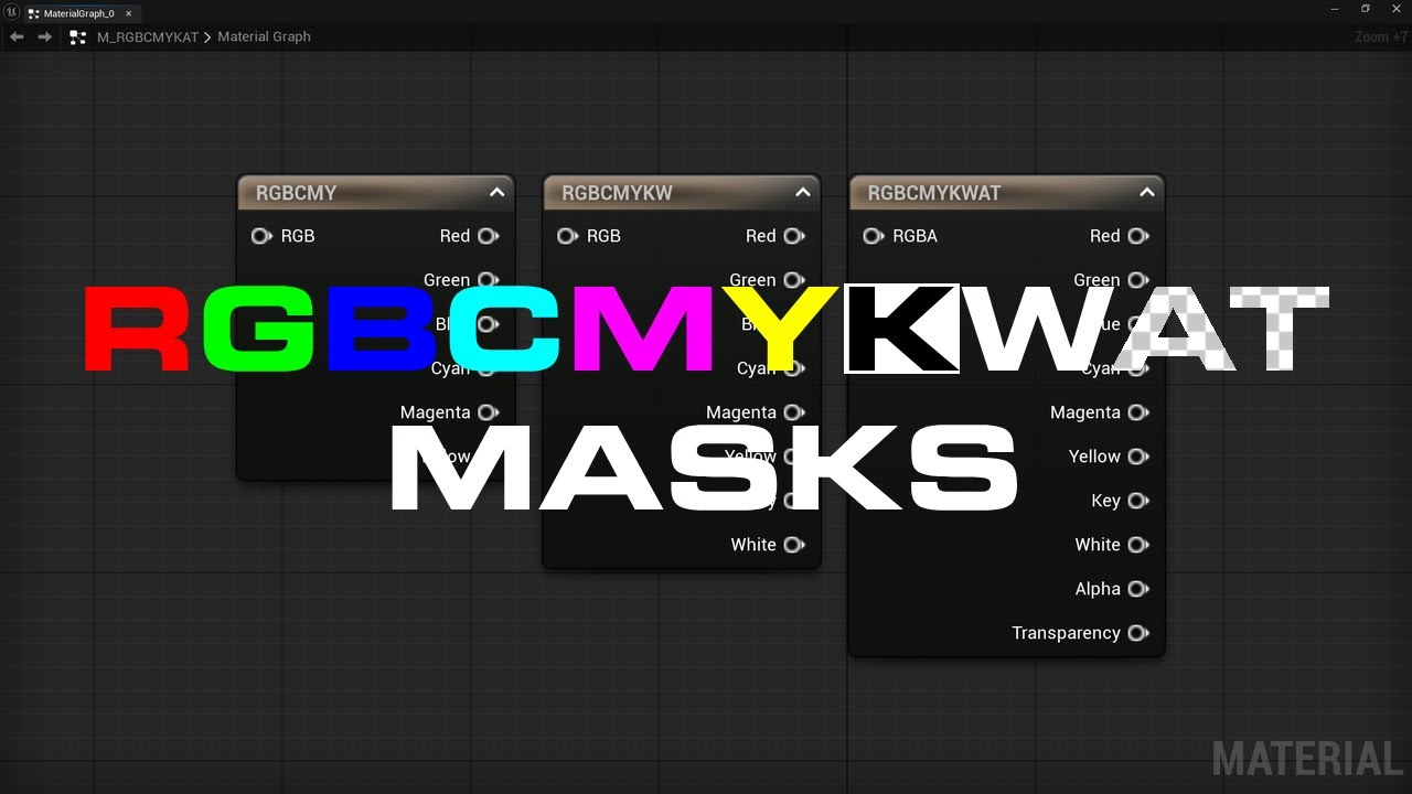 RGBCMYKWAT Masks Plugin For Unreal Engine 5 - Quick Setup! - YouTube